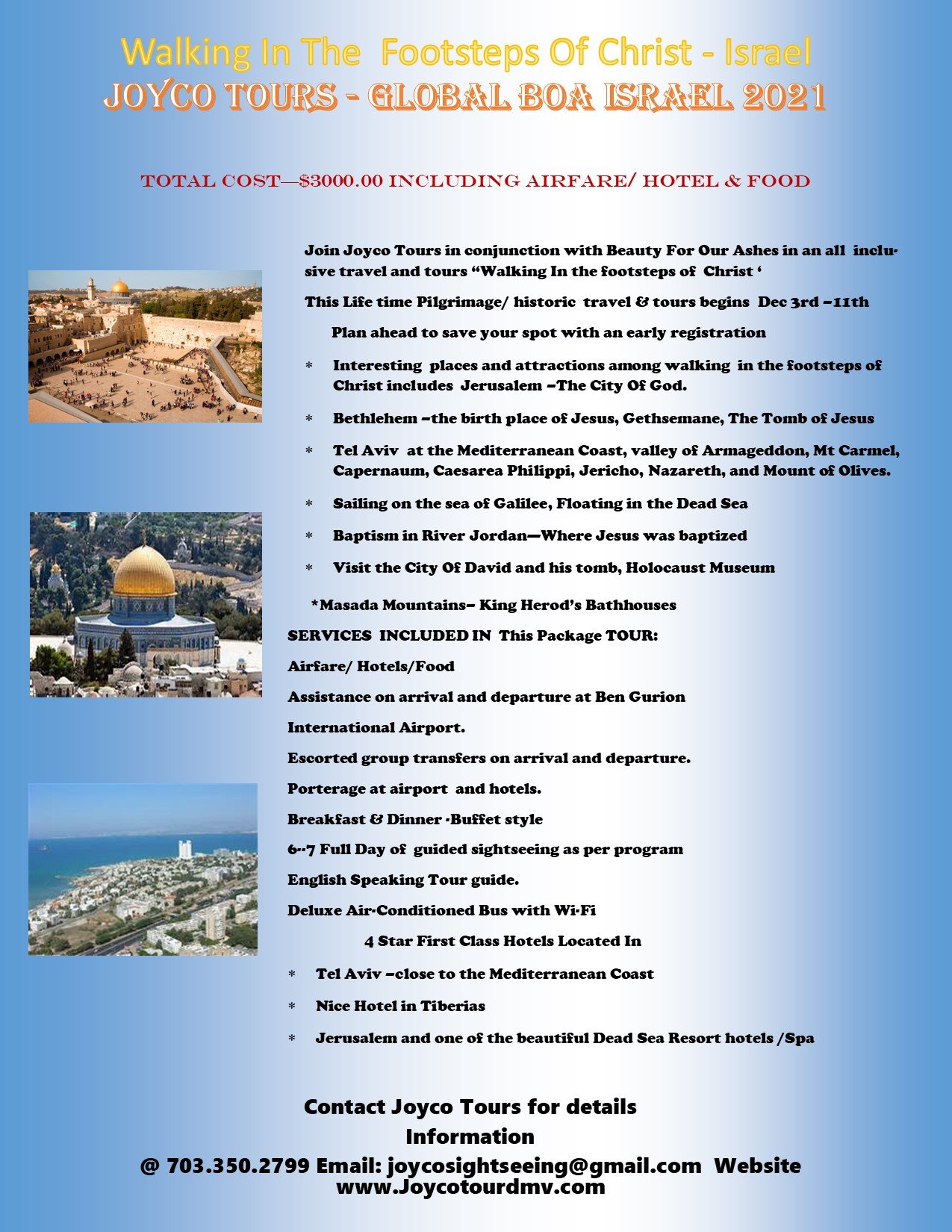 Israel Tours - JoyCo Tours